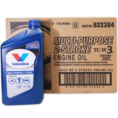 Valvoline 2-Stroke Engine Oil, Box of 6 Quarts | MowMore